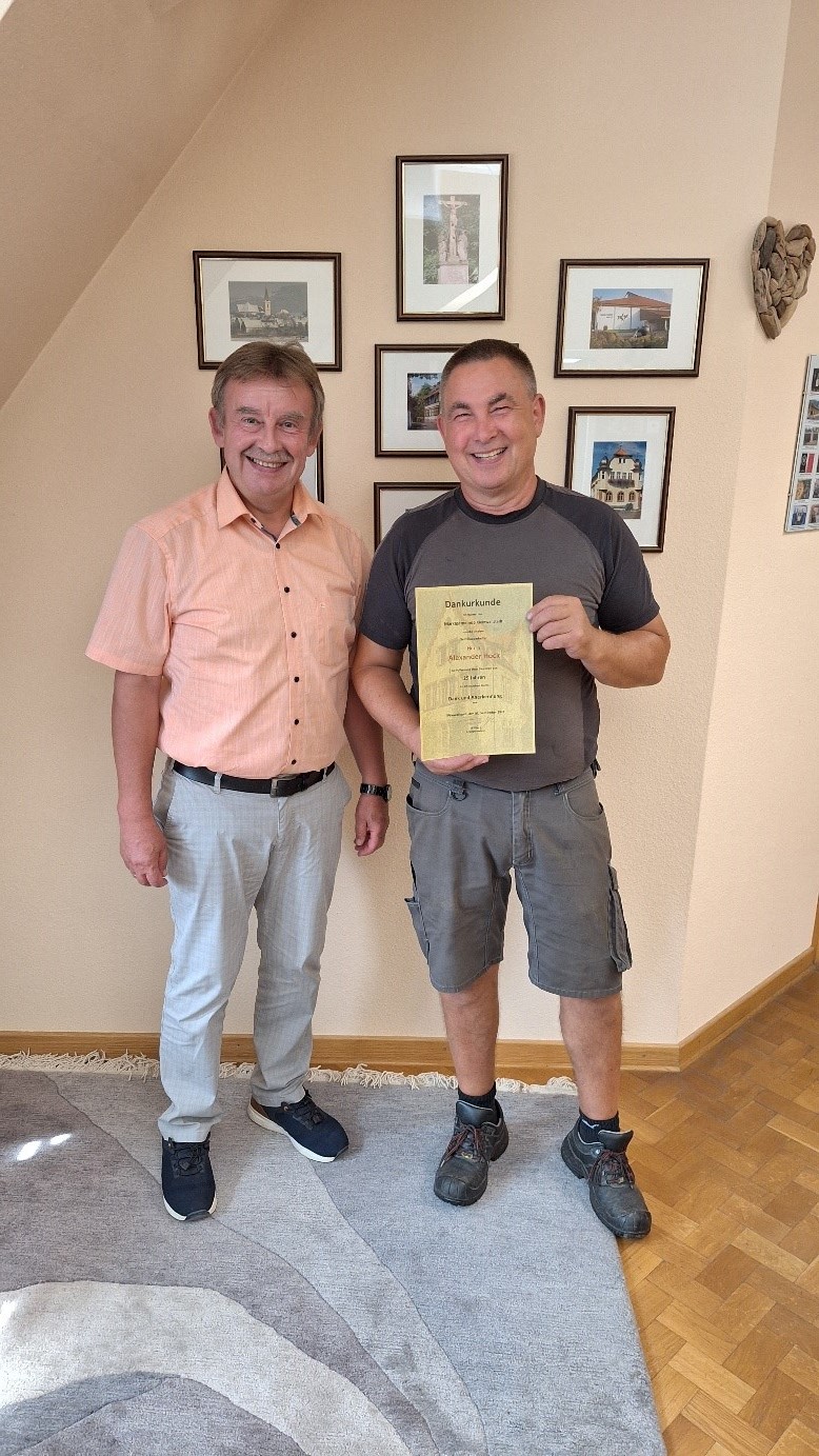 Alexander Hock seit 25 Jahren im öffentlichen Dienst | Markt Kleinwallstadt